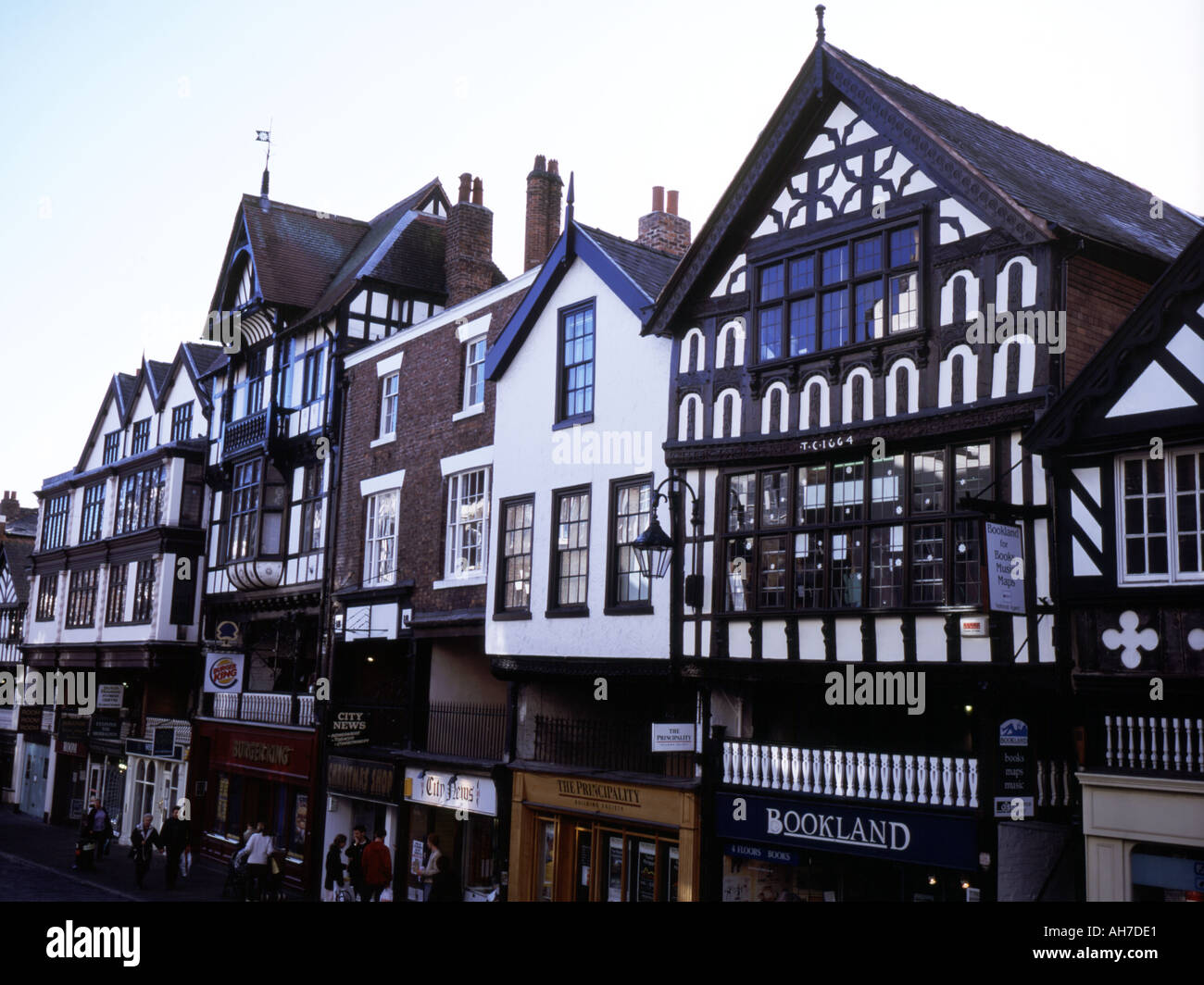 Chester Rows and Shopping Malls Chester Cheshire England UK Europe ...
