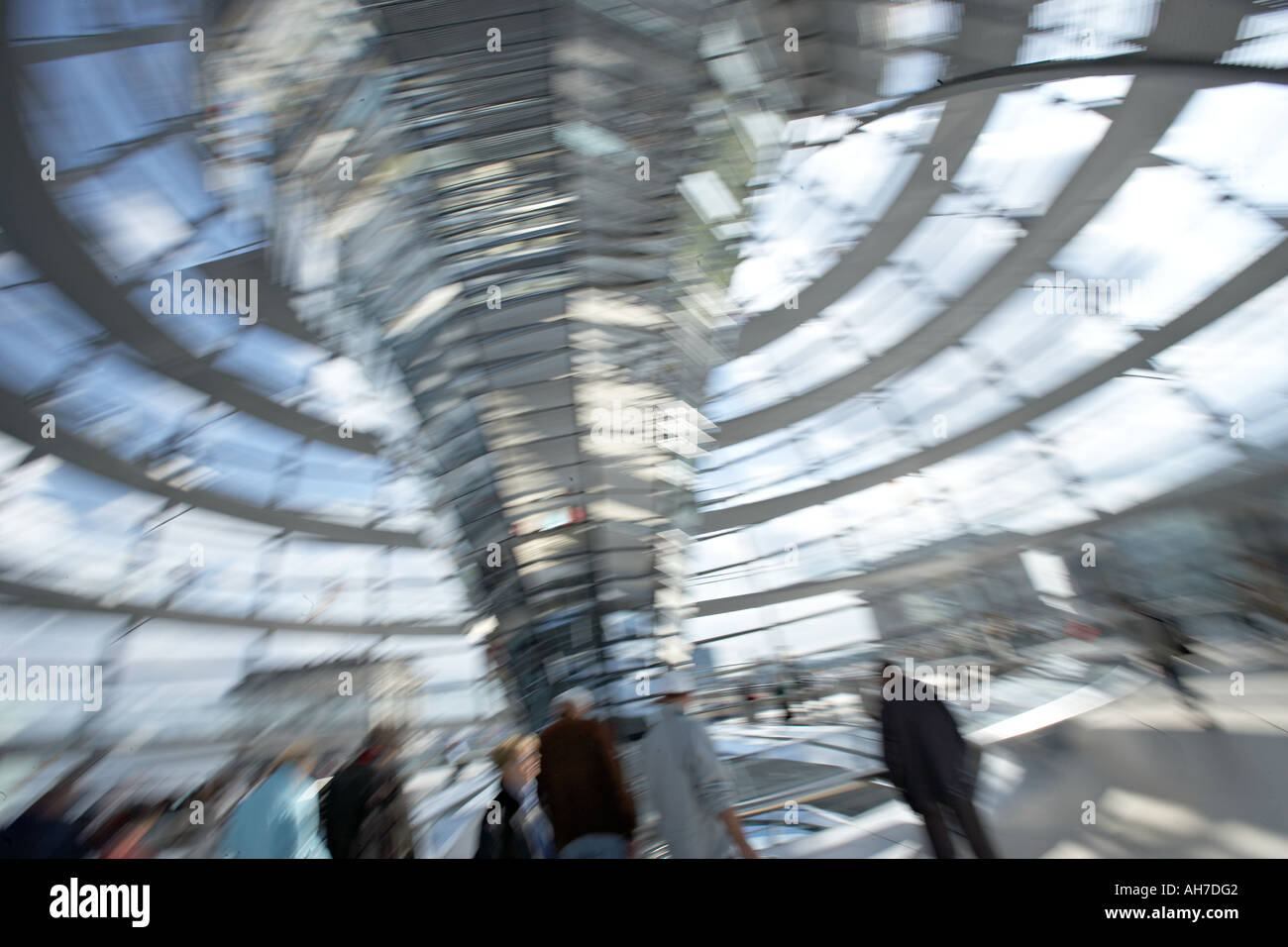 Reichstag Copula in the German national capital building Berlin Europe ...