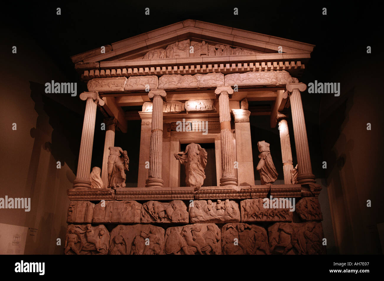 Elgin Marbles from the Parthenon in Athens at the British Museum London ...