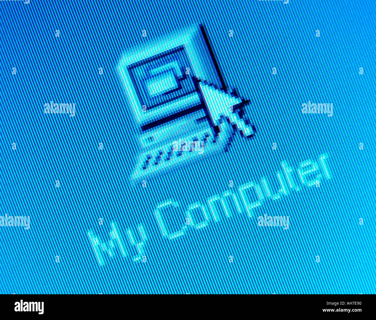 My Computer Icon Stock Photo - Alamy