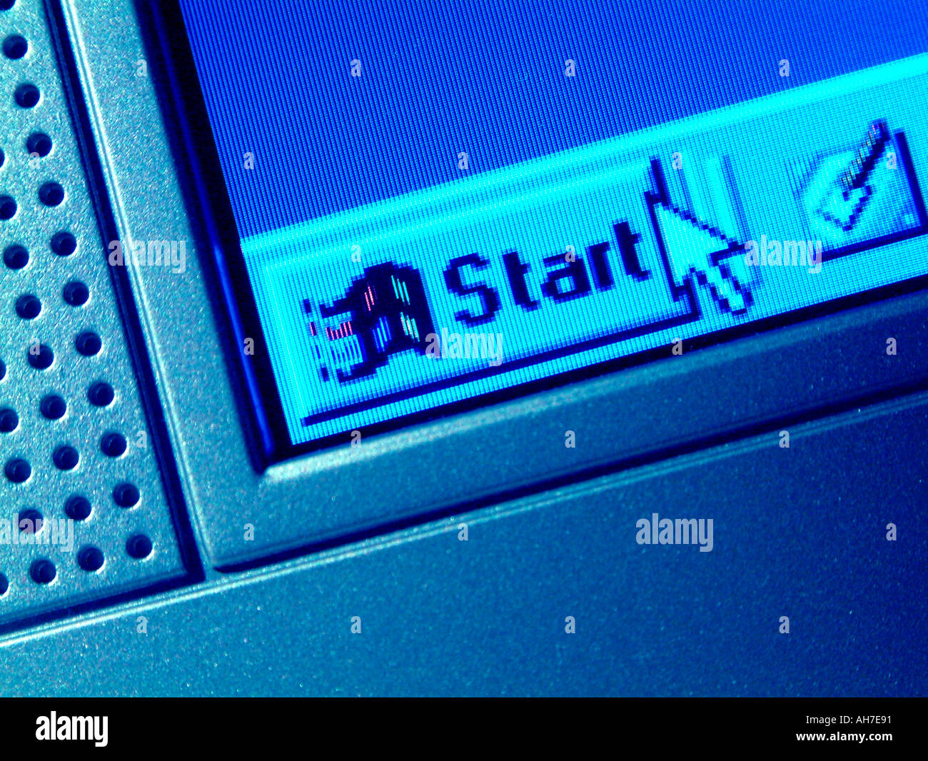 Start Button Windows Stock Photo - Alamy
