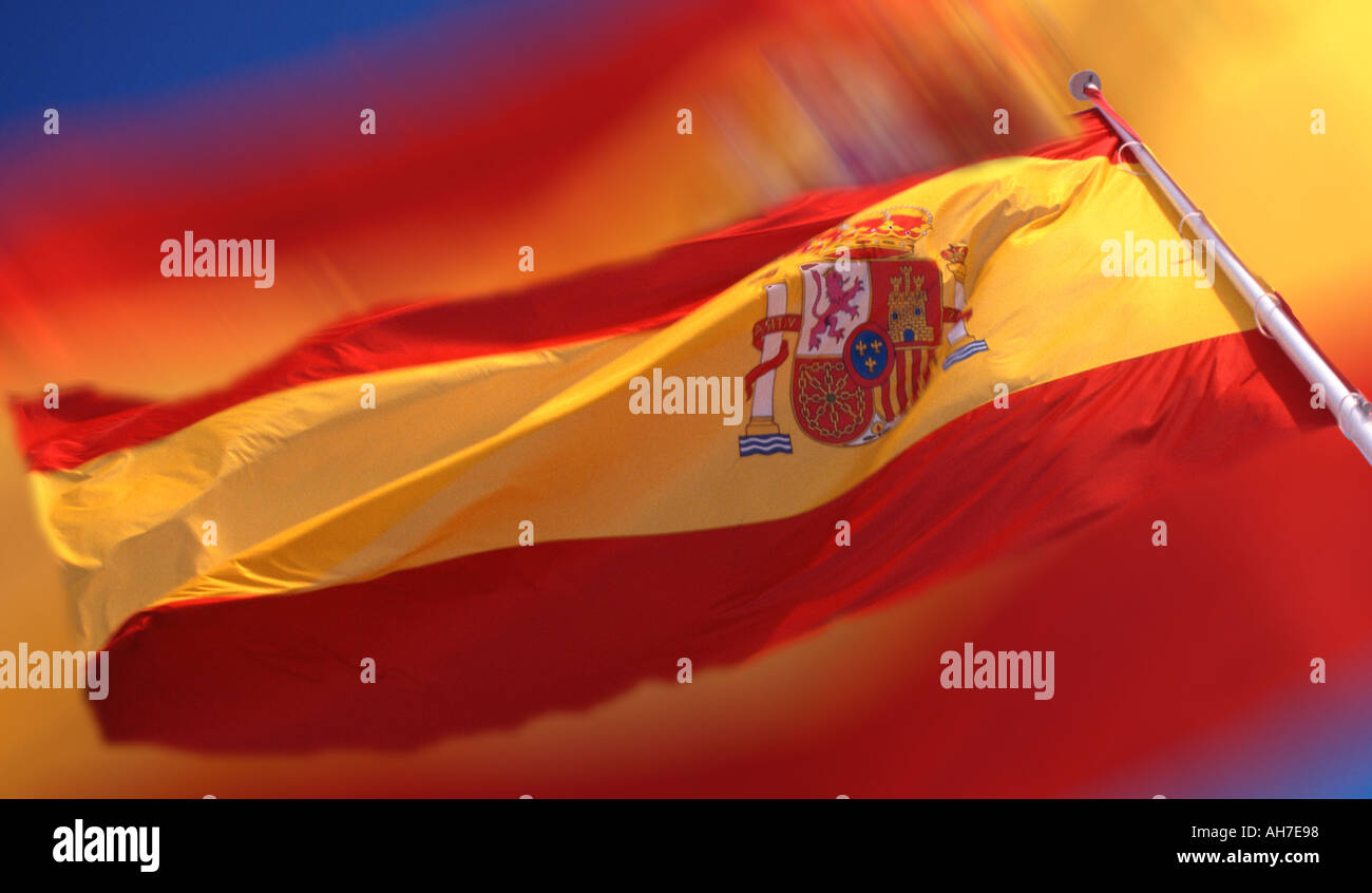 Spanish flag hi-res stock photography and images - Alamy