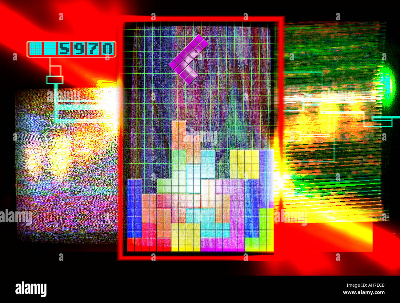 Tetris game hi-res stock photography and images - Alamy