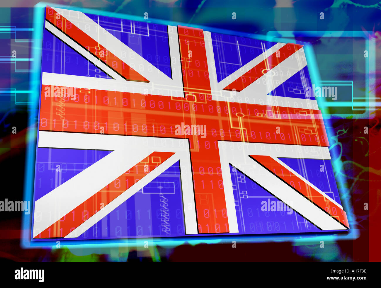 cgi uk flag Stock Photo - Alamy
