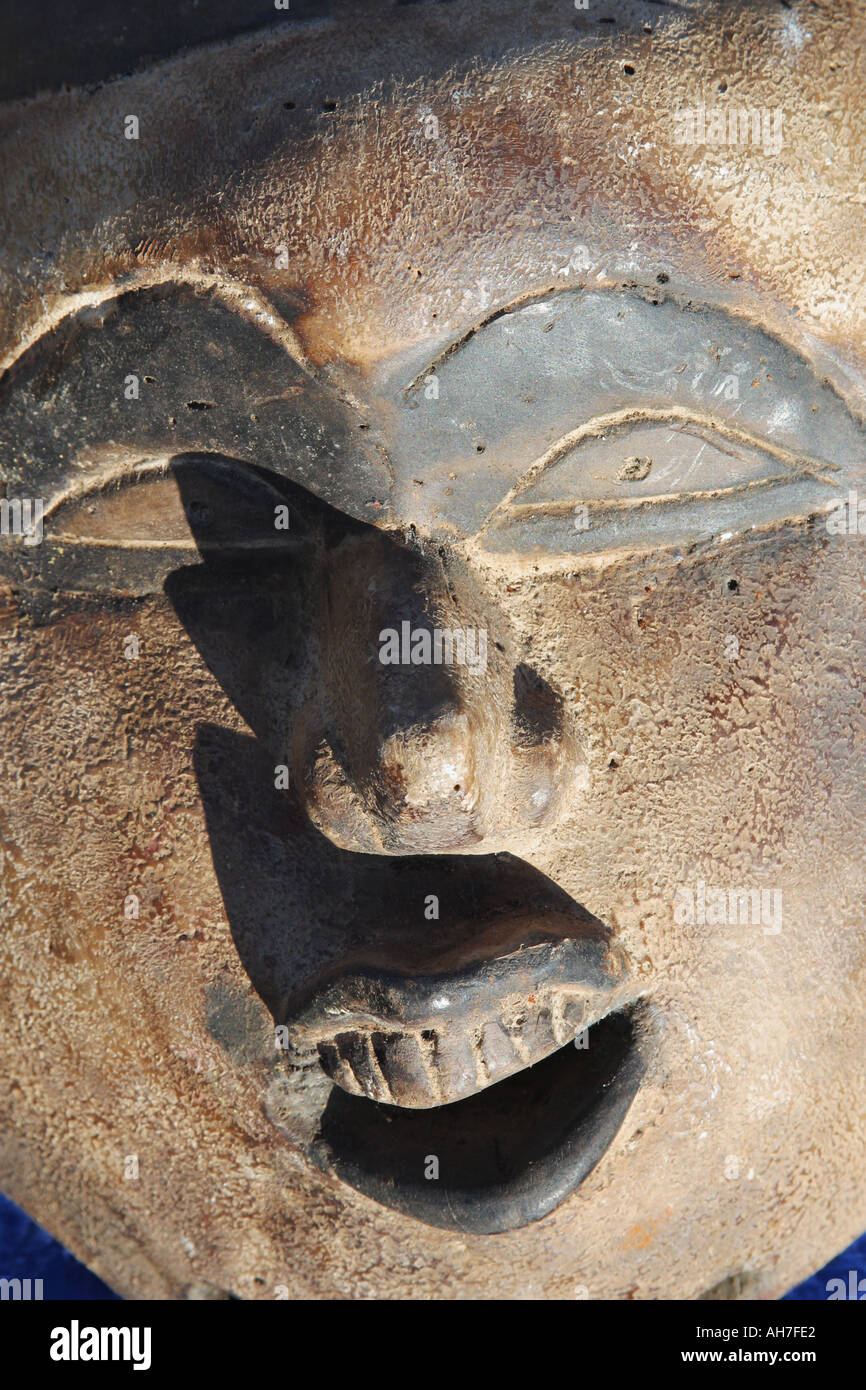 Cameroon Carved mask Stock Photo - Alamy