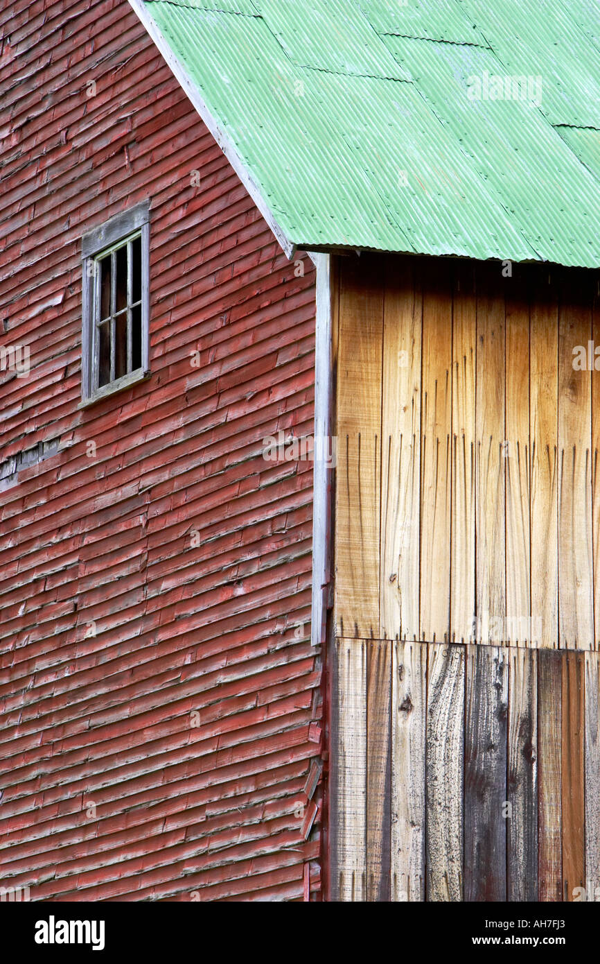 Old weathered Red Barn in Vermont agricultural building architectural ...