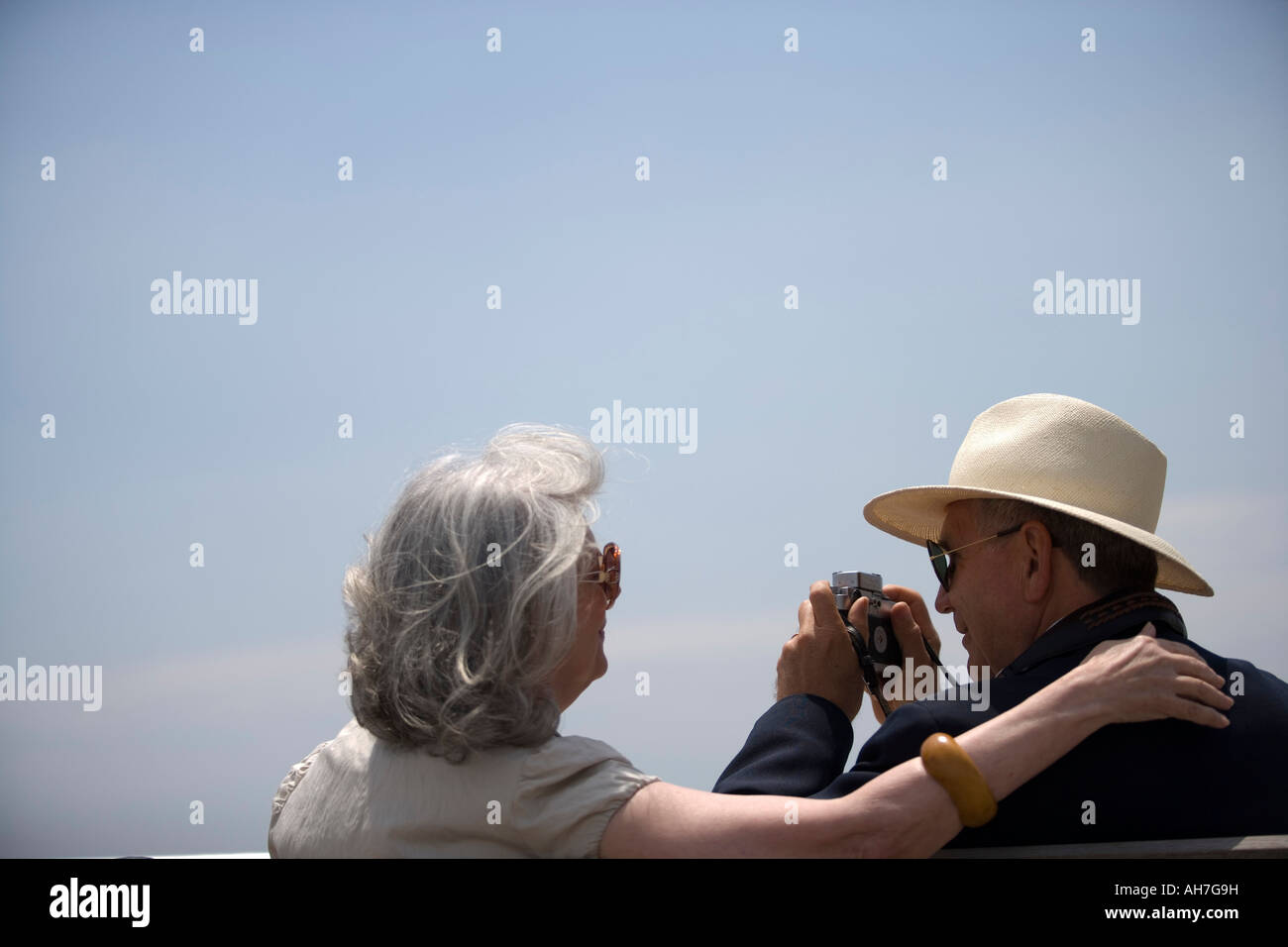 Tourist camera rear view hi-res stock photography and images - Alamy