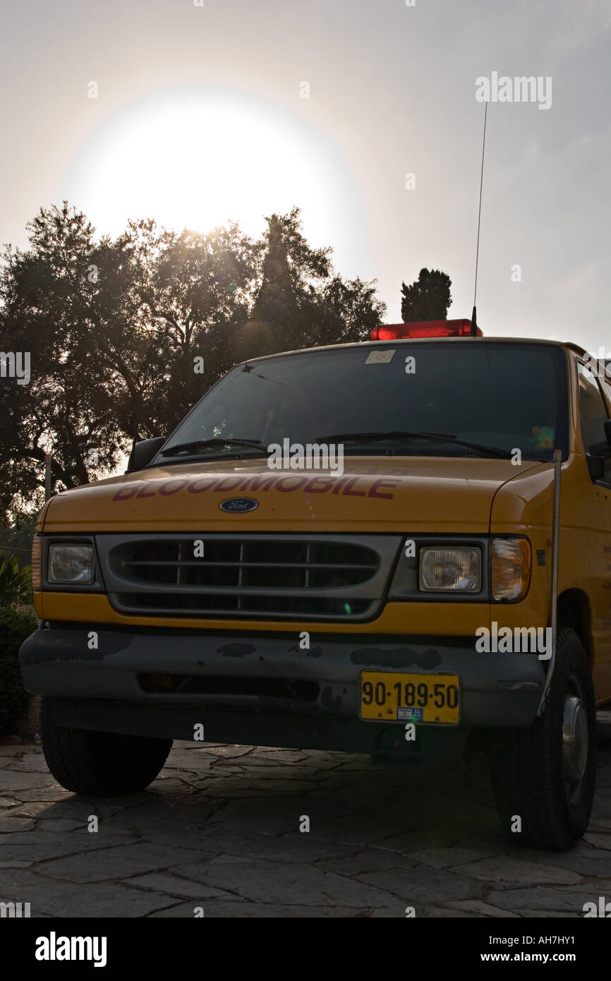 Stock Photo of Israeli Red Star of David (Red Cross) Emergency Medical ...