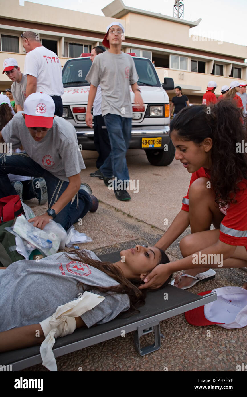 Stock Photo of Israeli Red Star of David (Red Cross) Emergency Medical ...