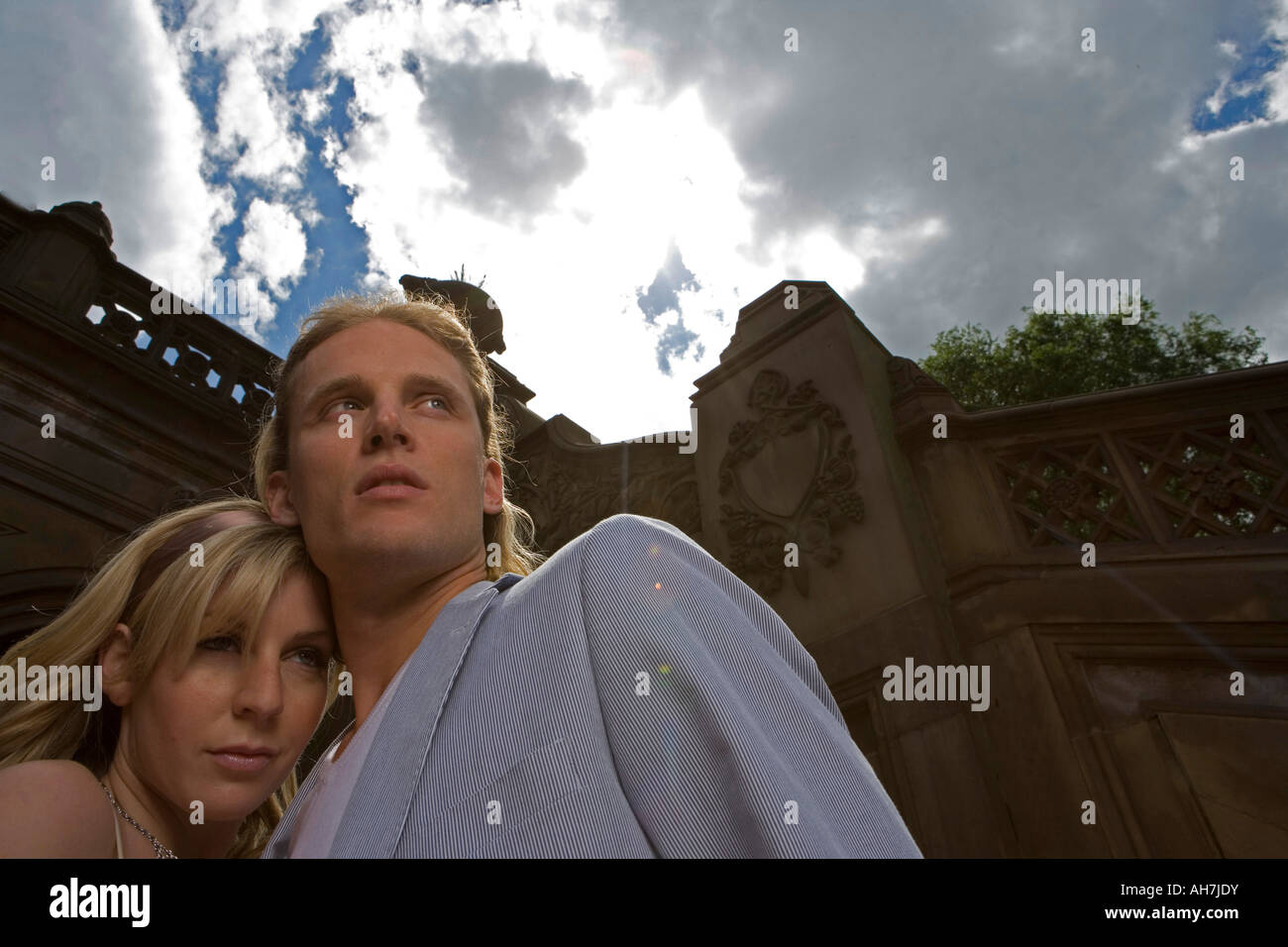 Man head low angle hi-res stock photography and images - Alamy