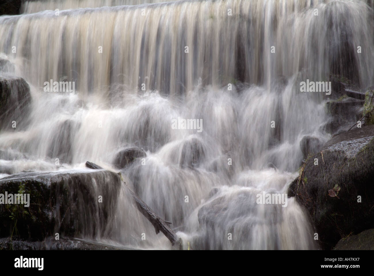 waterfalls water river rushing water Stock Photo - Alamy