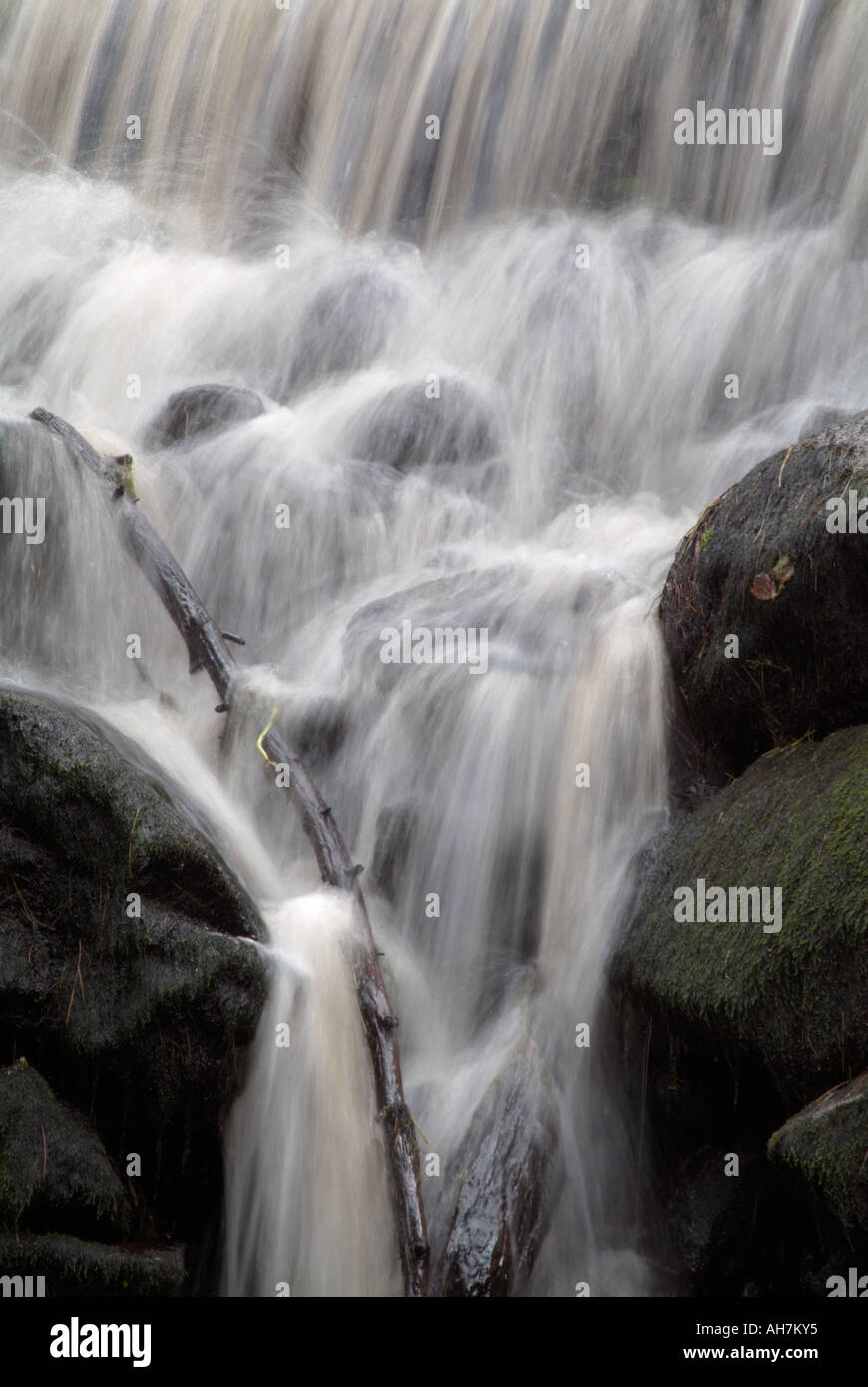 waterfalls water river rushing water Stock Photo - Alamy