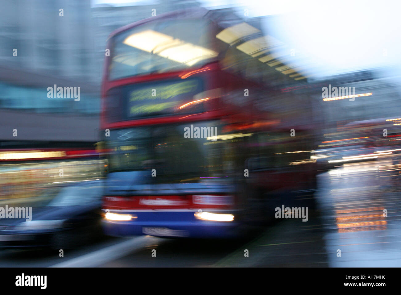 Double Decker Bus London UK Stock Photo - Alamy
