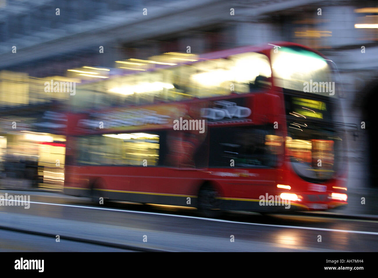 Double Decker Bus London UK Stock Photo - Alamy