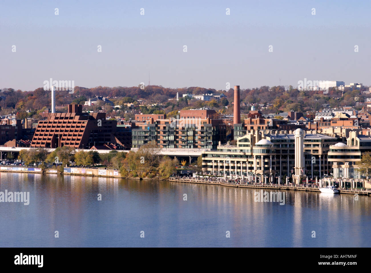 Washington harbour georgetown washington d c hi-res stock photography ...