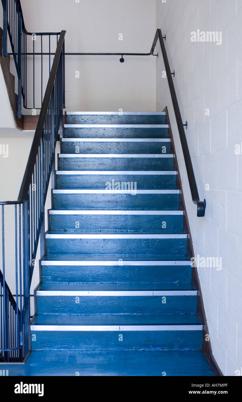 Stairs in Office Block Stock Photo - Alamy