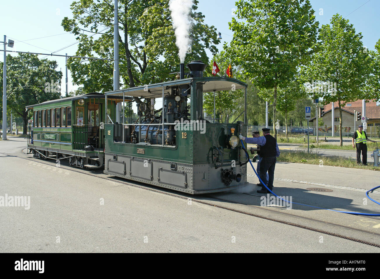 Steam tram hi-res stock photography and images - Alamy