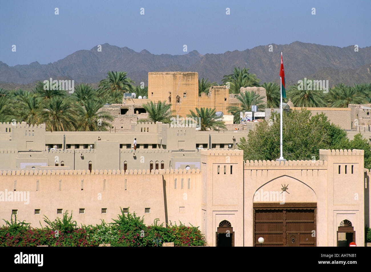 Fort of Sultan Bin Saif town of Nizwa Sultanate of Oman Middle East ...