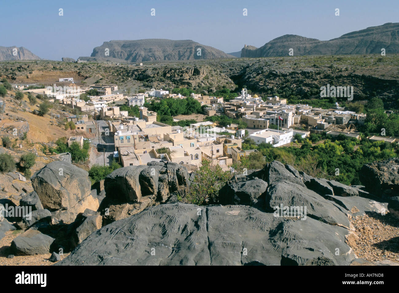 Village of Sayq Al Jabal Al Akkar region Hajar Mountains Sultanate of ...