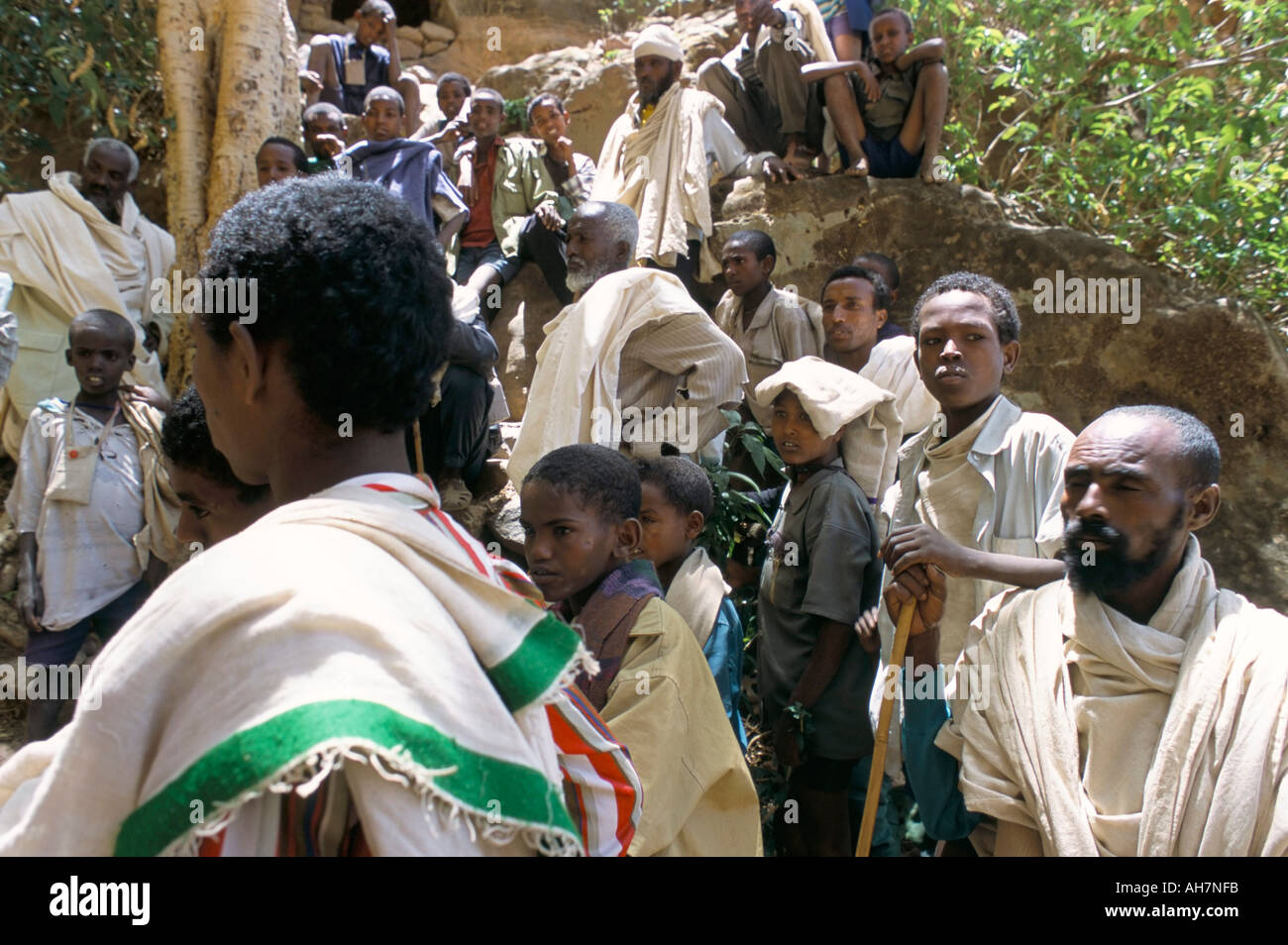 Abi Yohani monastery Tambien region Tigre province Ethiopia Africa ...