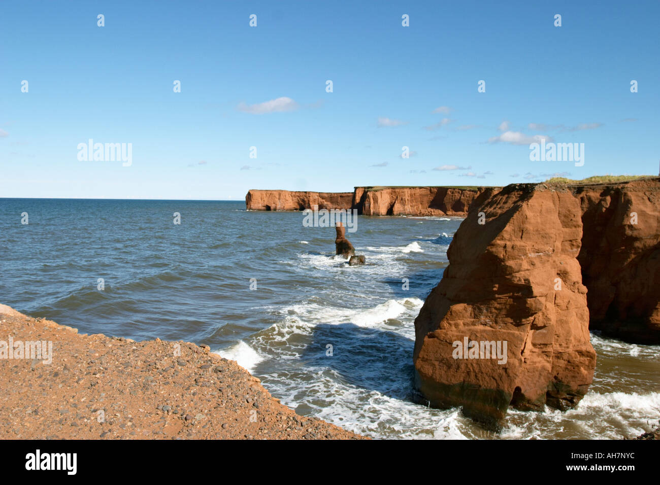 Rocks, Magdalen Islands, Quebec, Canada Stock Photo - Alamy