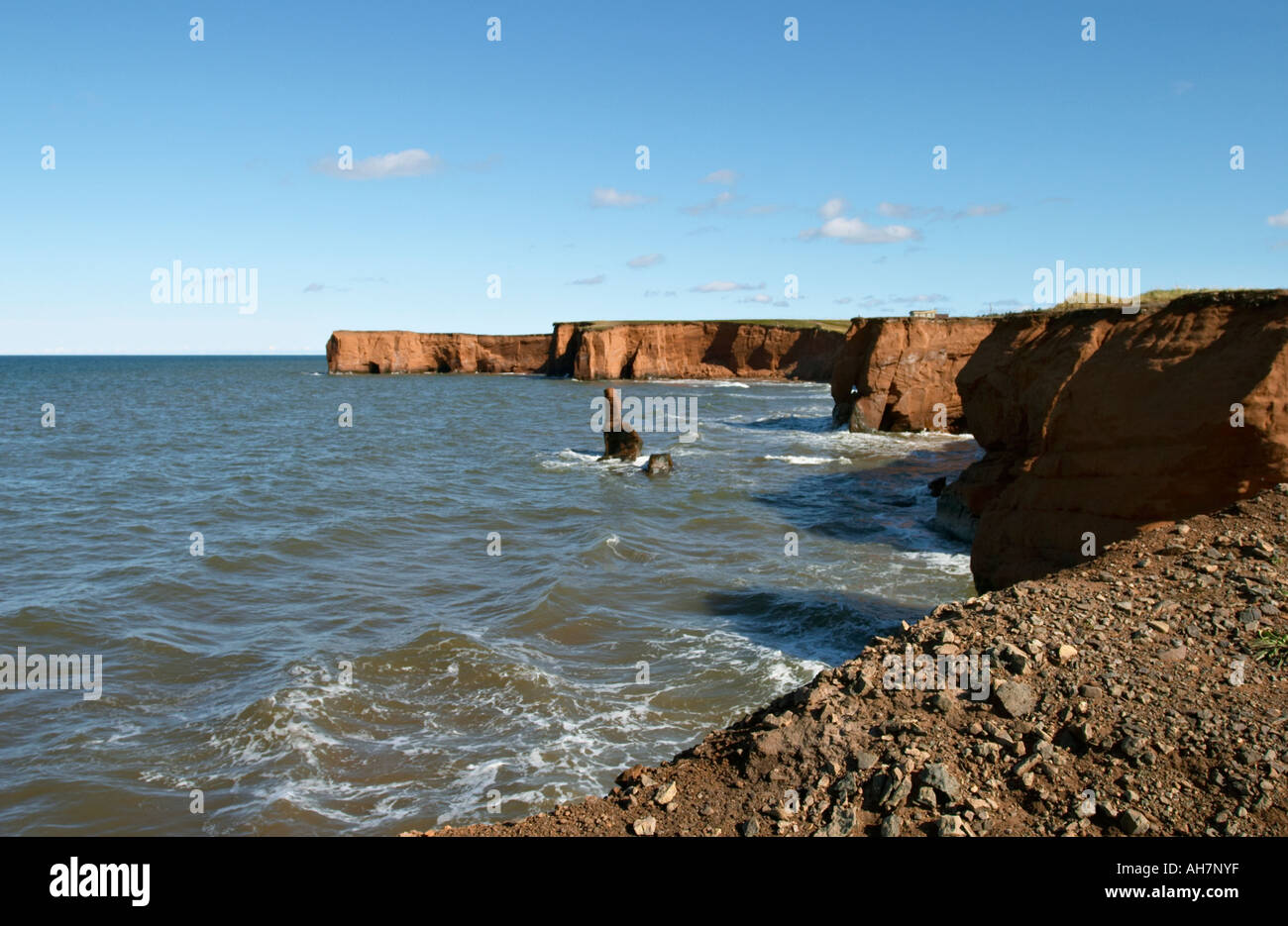 Magdalen islands erosion hi-res stock photography and images - Alamy