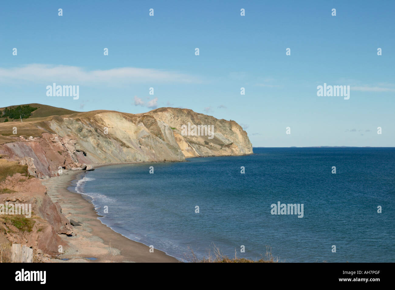 Cliff, Magdalen Islands, Quebec, Canada Stock Photo - Alamy