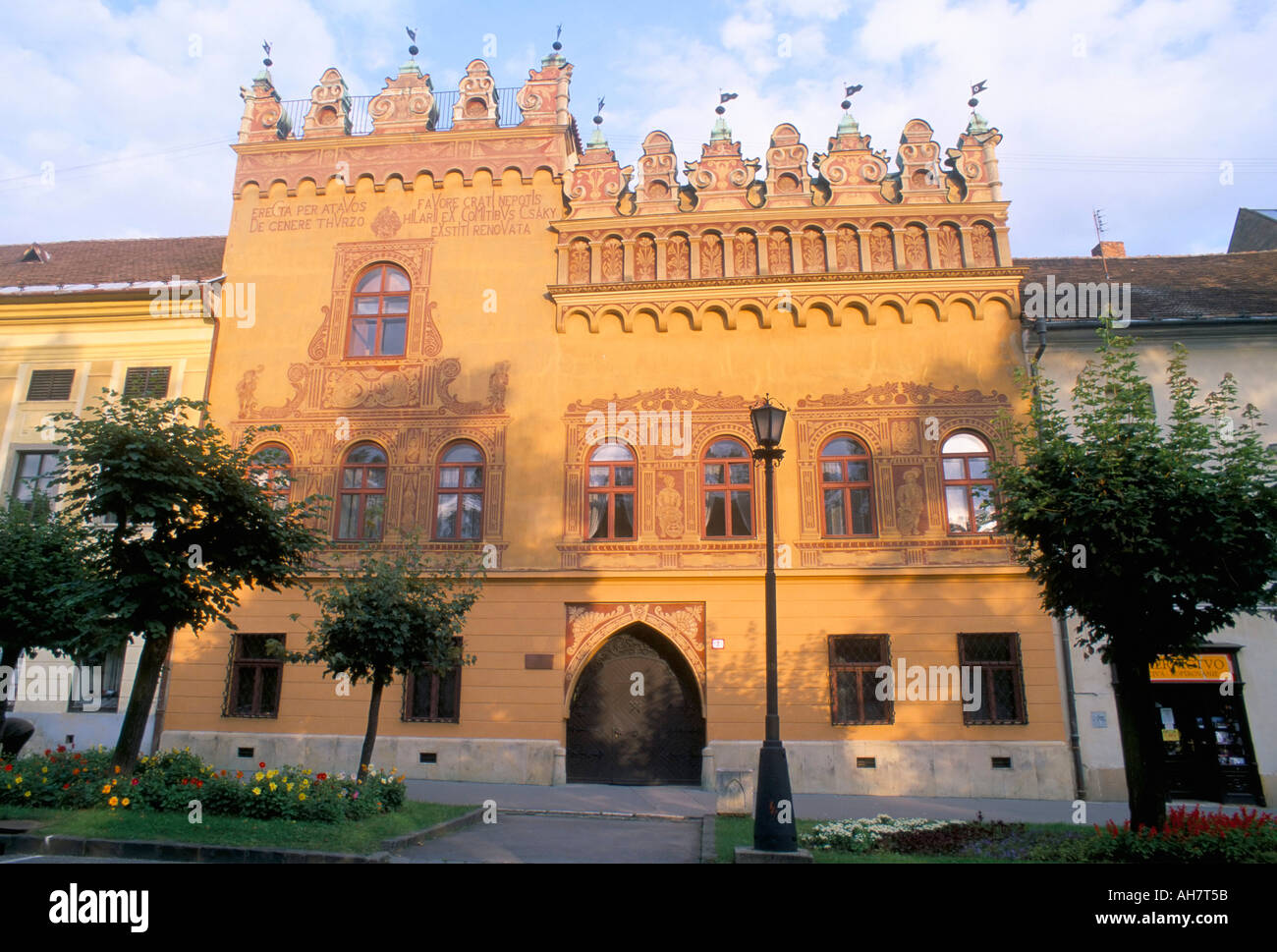 Renaissance Thurzov dom house dating from 1532 in town of Levoca Presov ...