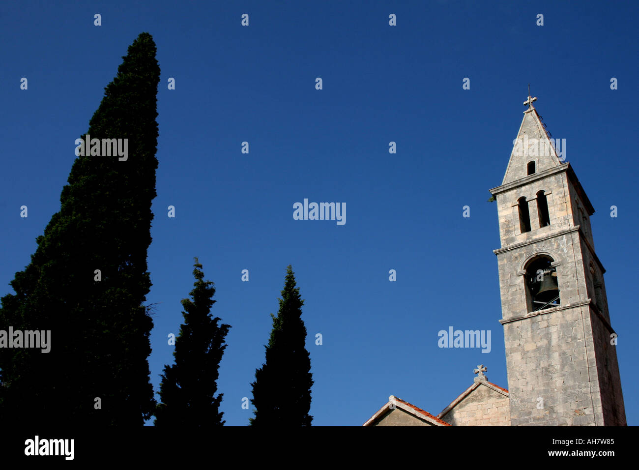 The monastery at Orebic Croatia Stock Photo - Alamy