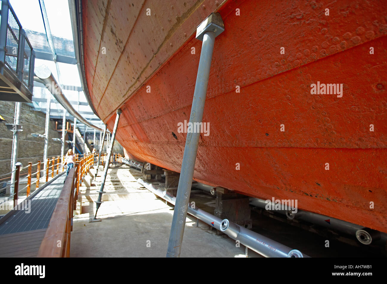 SS Great Britain Hull Bristol Docks, Bristol, Avon, England, UK Stock ...