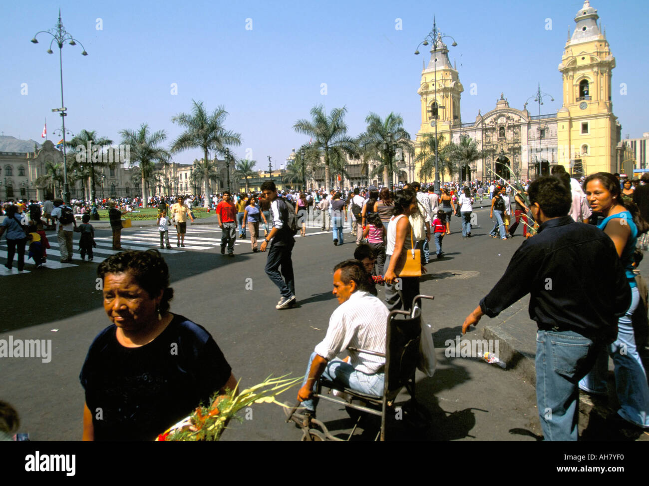 Easter Sunday Lima Peru South America Stock Photo - Alamy
