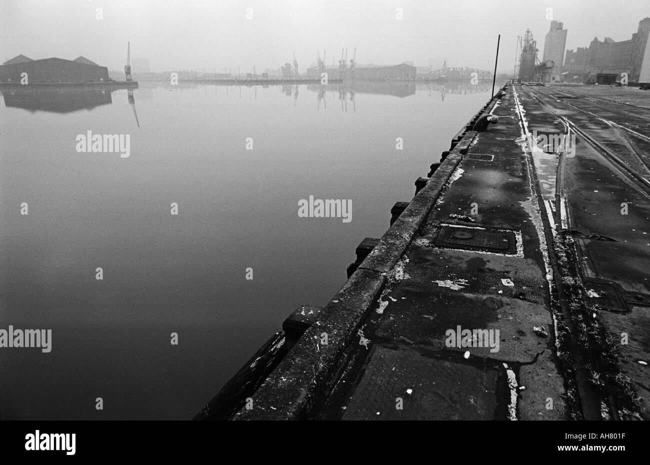 Manchester docks England circa 1976 Stock Photo - Alamy