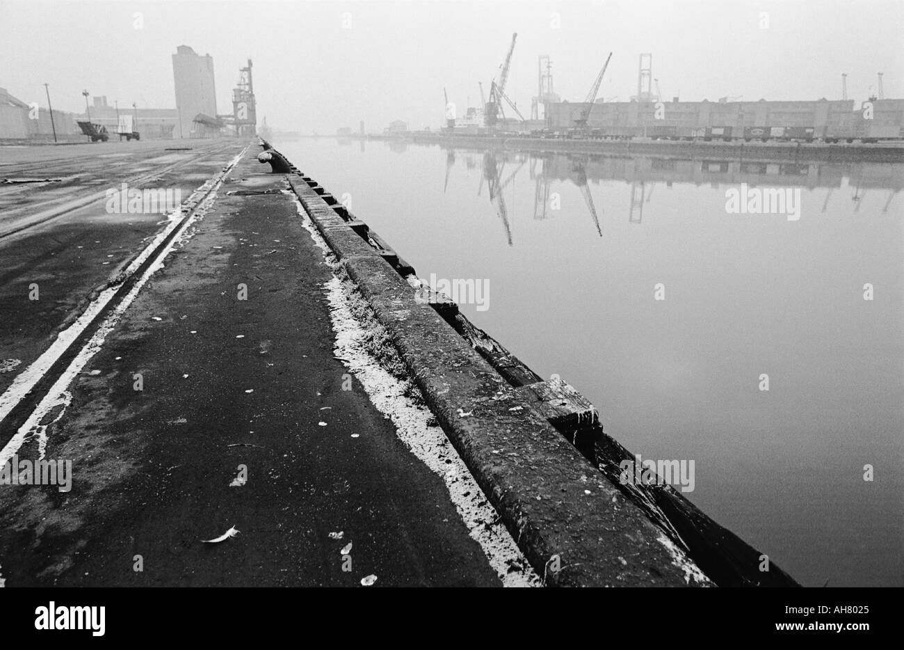 Manchester docks England circa 1976 Stock Photo - Alamy
