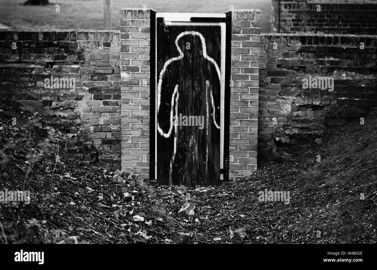 Graffiti on gate Stock Photo - Alamy