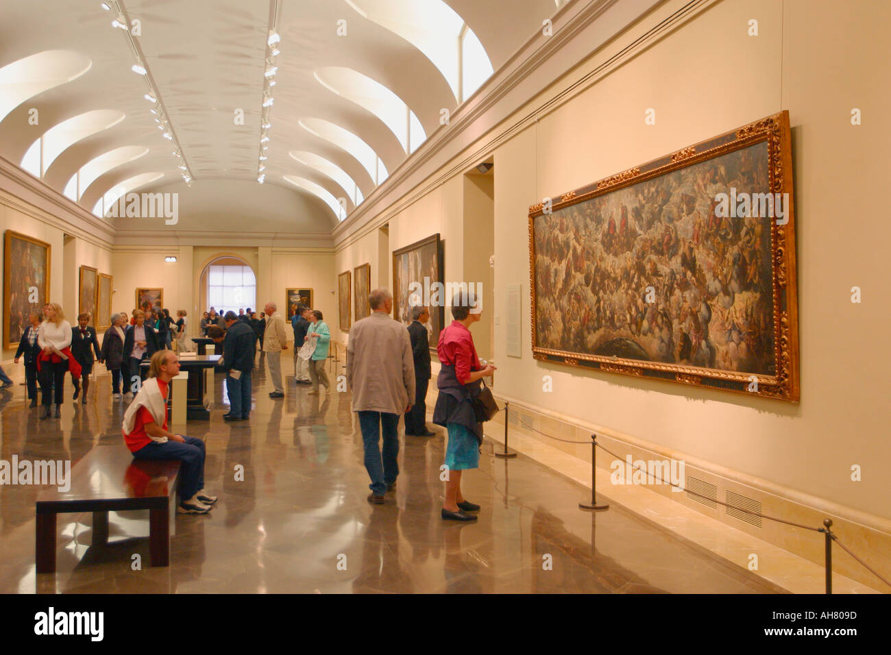 Prado museum interior hi-res stock photography and images - Alamy