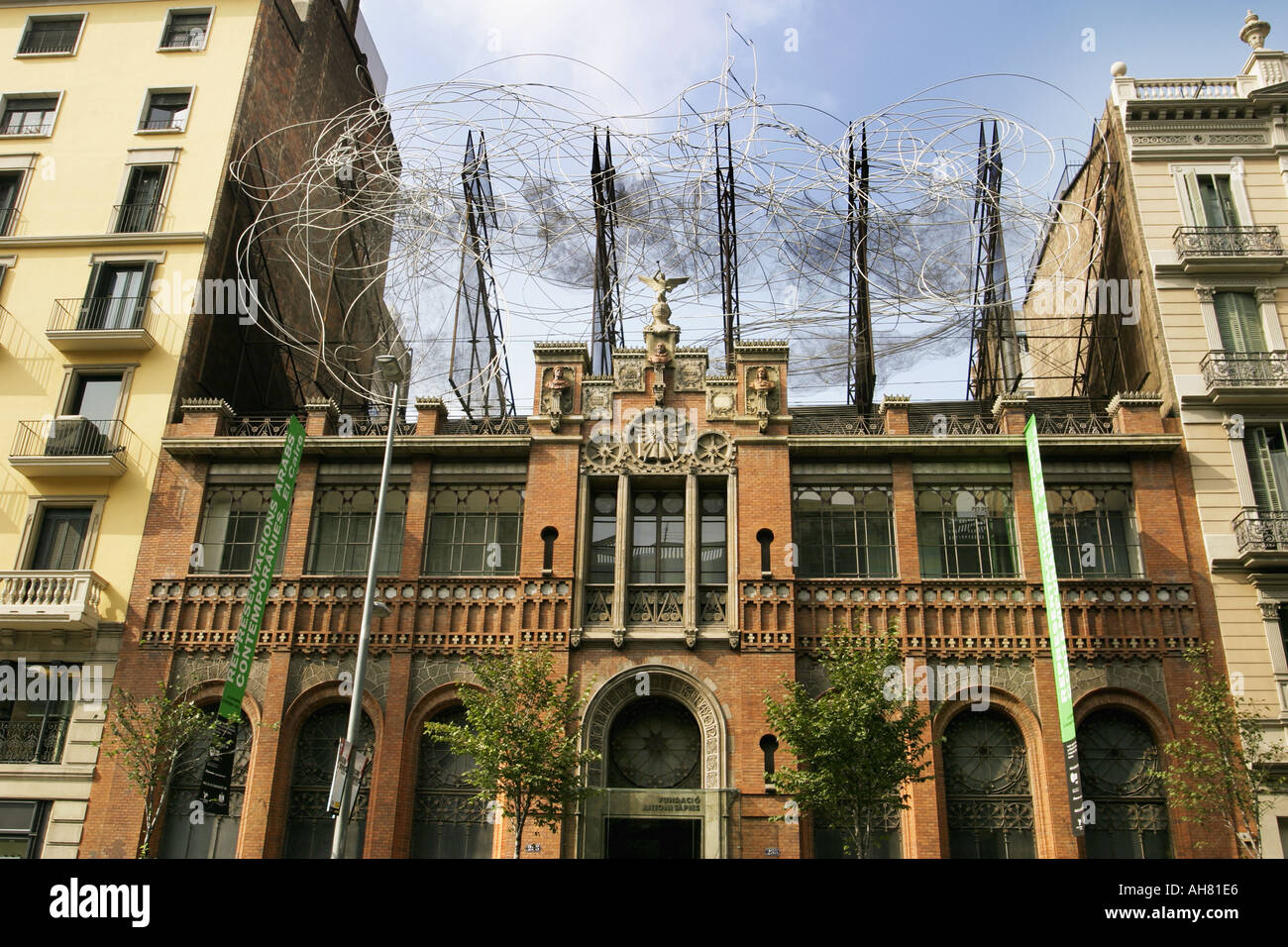 Barcelona Spain Antoni Tapies Foundation Stock Photo - Alamy