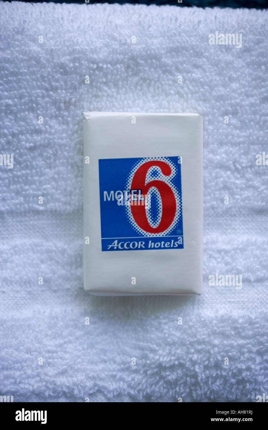 Motel 6 Soap Stock Photo - Alamy