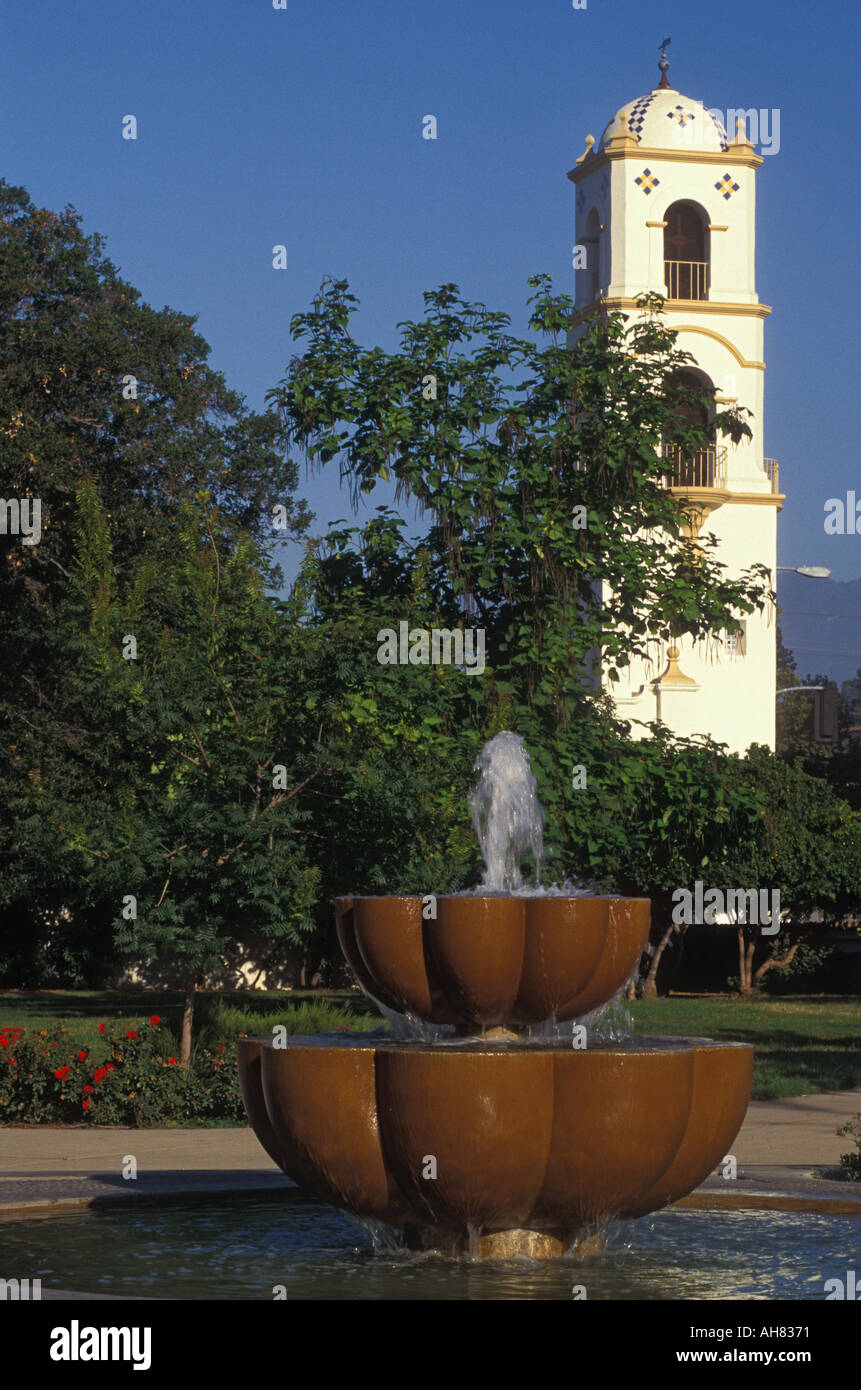 California Ojai downtown Libbey Park Stock Photo - Alamy