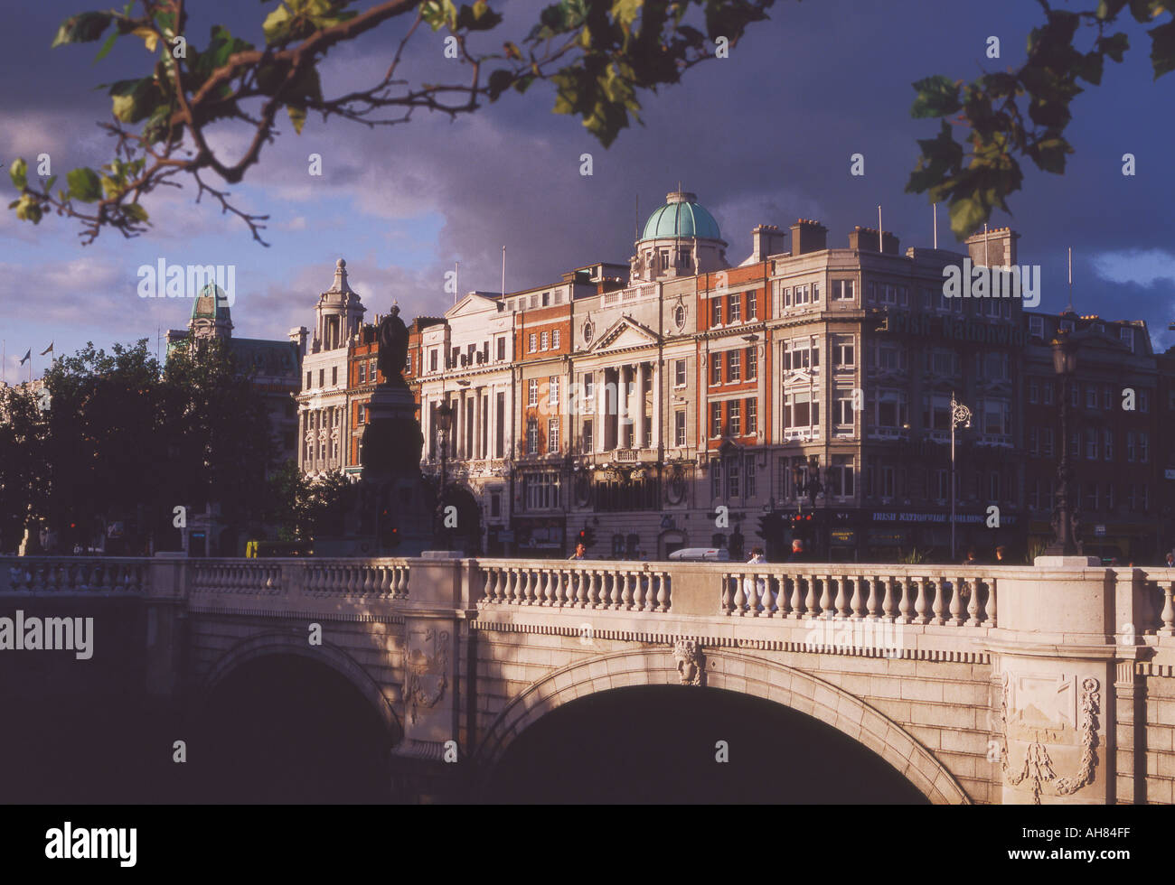 Dublin Ireland O Connell Street Bridge Stock Photo - Alamy