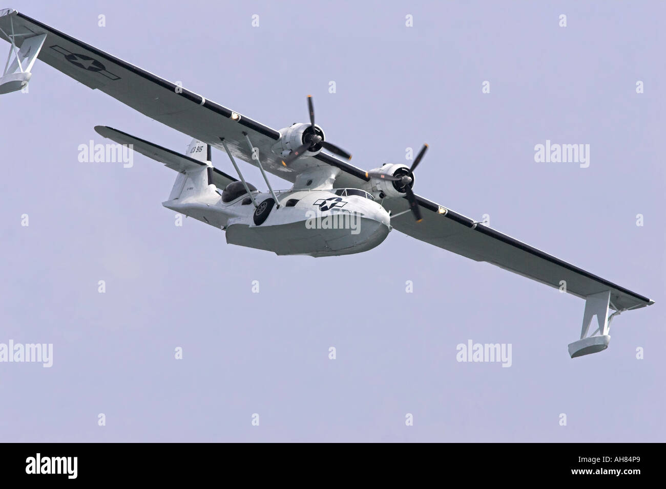 consolidated pby catalina flying boat sea float Stock Photo - Alamy