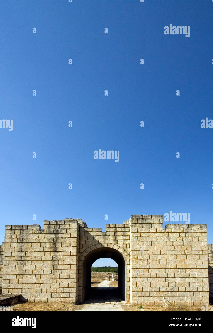 The Main Gate Of Pliska The First Capital Of Bulgaria In Pliska ...
