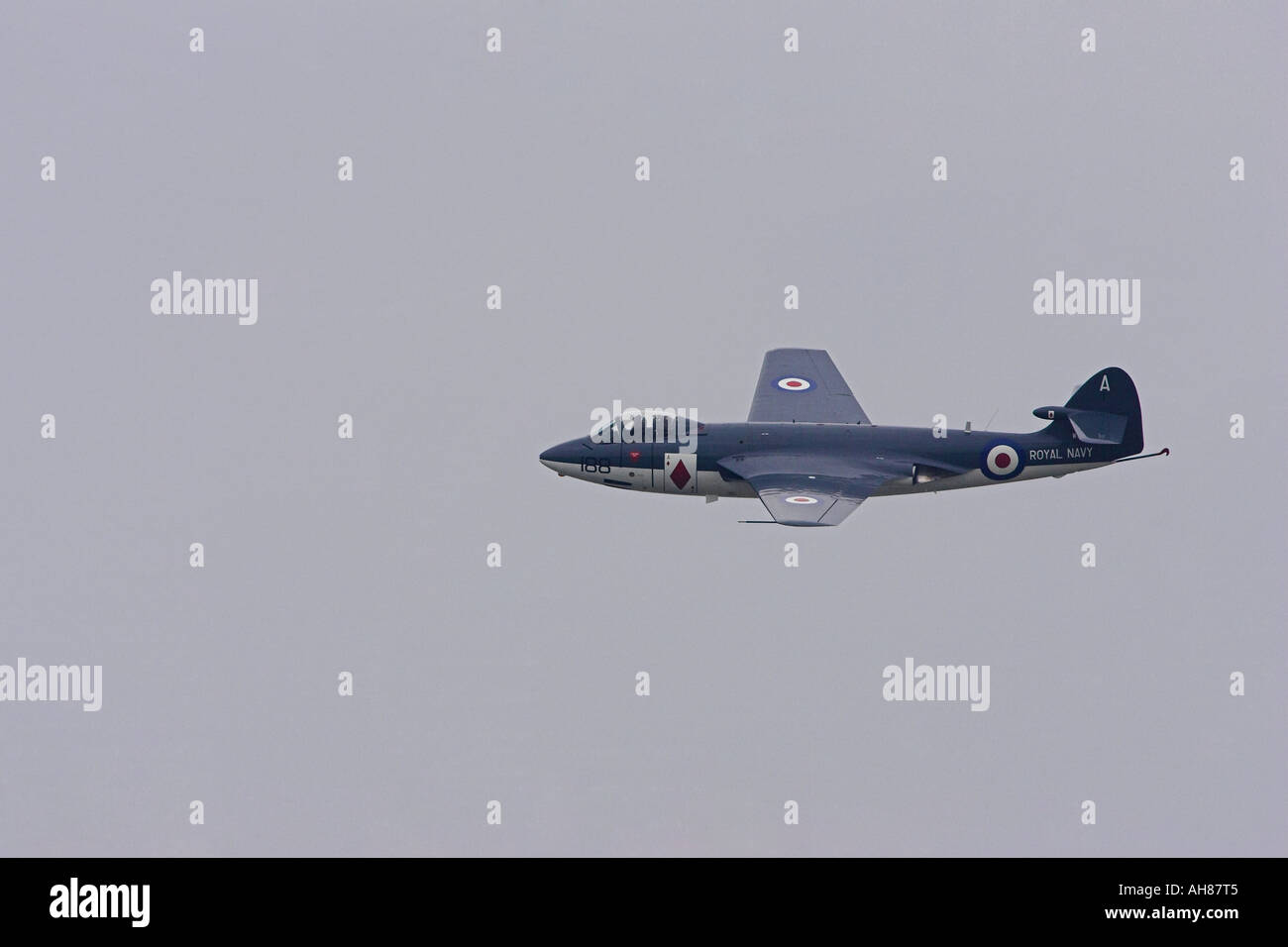 Hawker seahawk sea hawk navy fleet air arm Stock Photo - Alamy