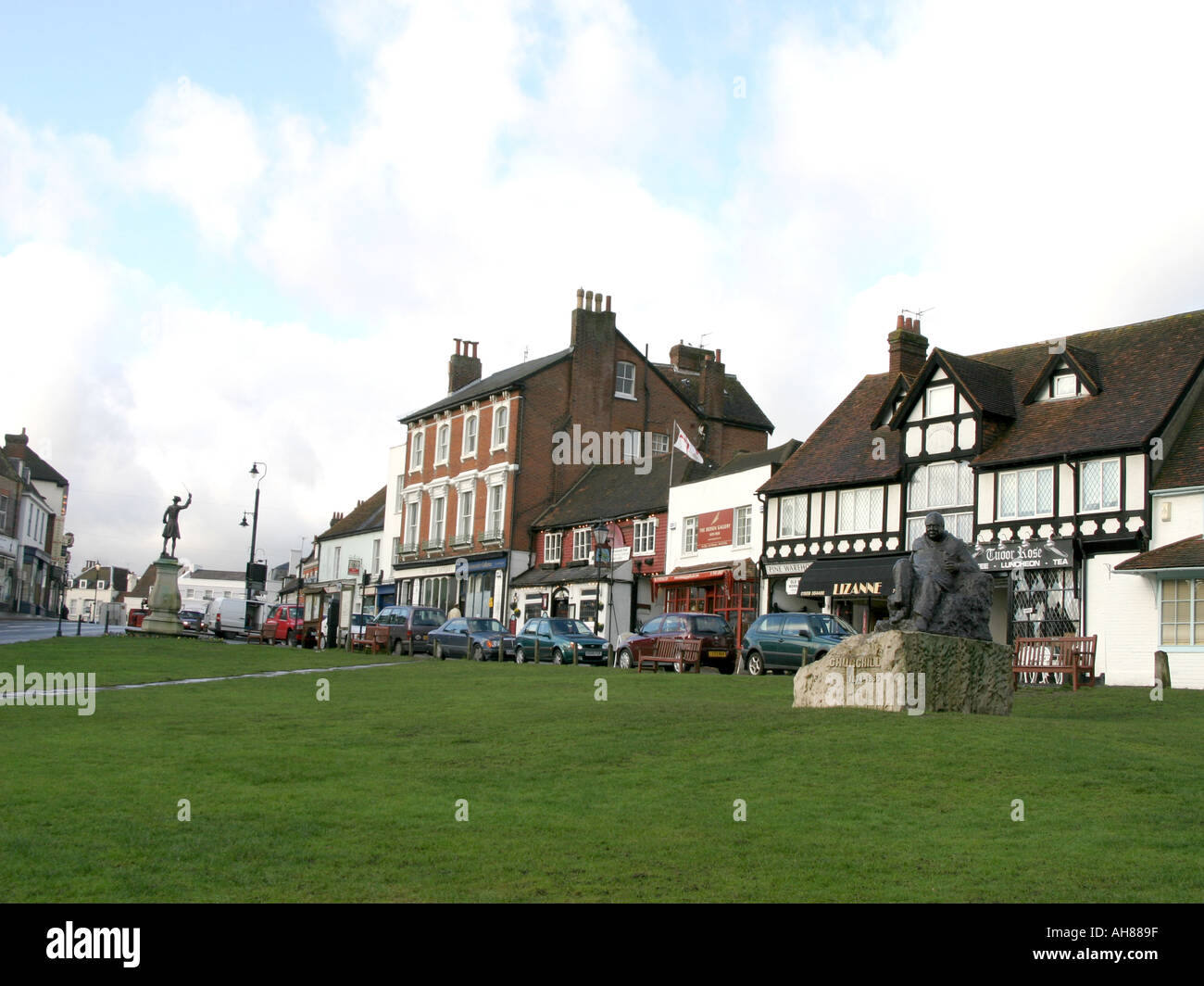 Westerham Village Kent UK England uk 2004 Stock Photo - Alamy