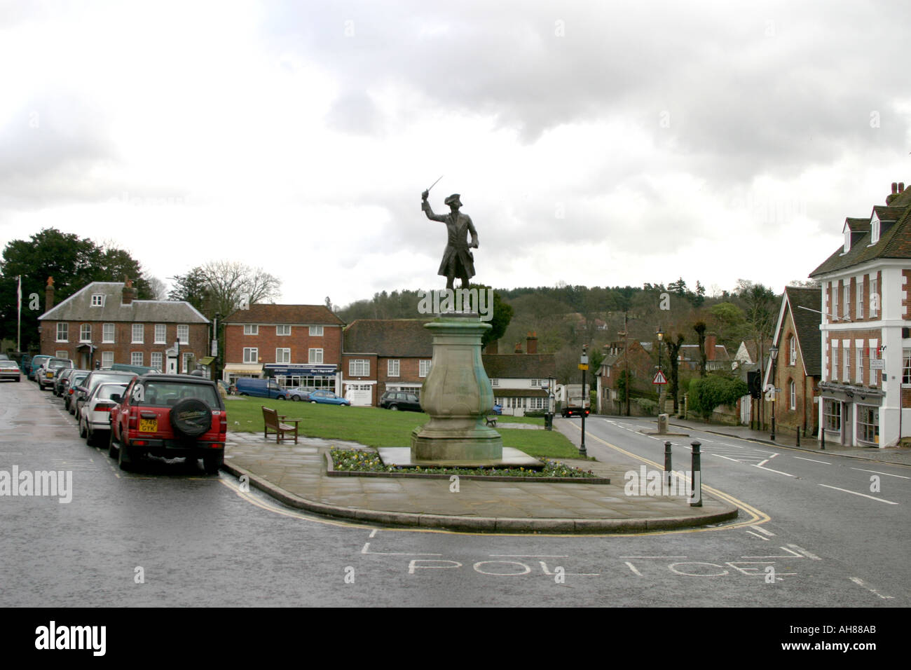 Westerham Village in Kent UK 2004 Stock Photo - Alamy