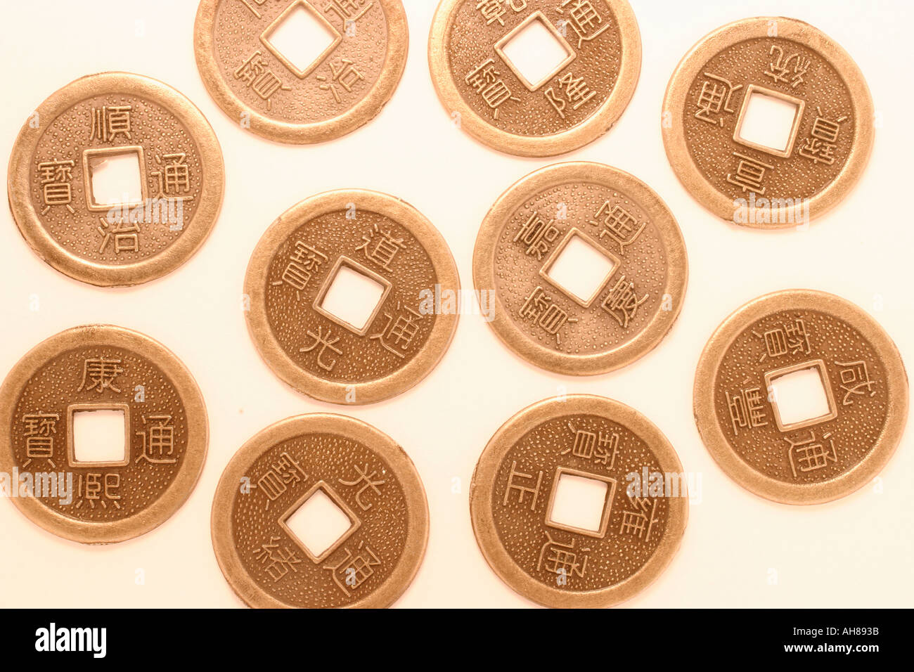 Ancient Chinese Coins Stock Photo - Alamy