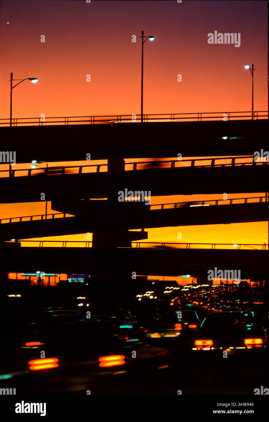 Houston freeway interchange hi-res stock photography and images - Alamy