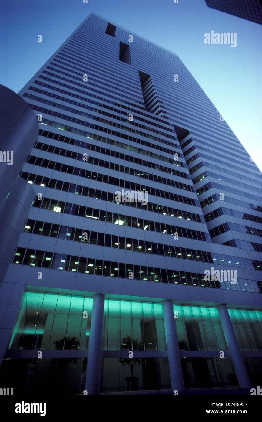First City Bank Building Exterior in Houston Texas Stock Photo - Alamy