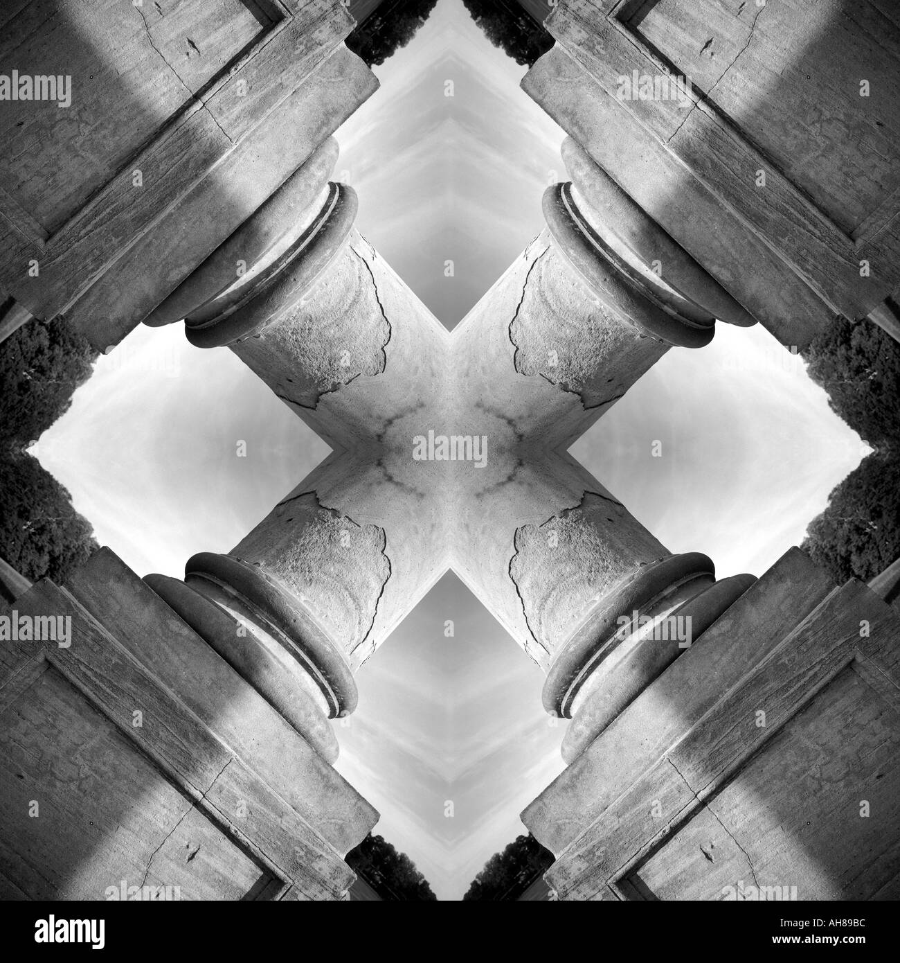 Pillar illusion hi-res stock photography and images - Alamy