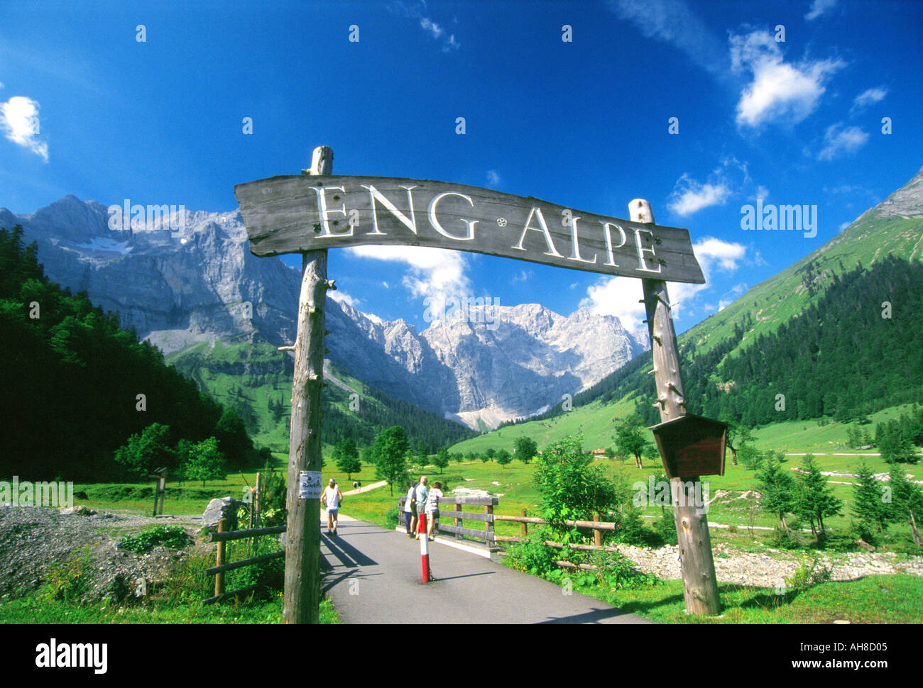 Eng national park at Ahornboden Austria Stock Photo - Alamy
