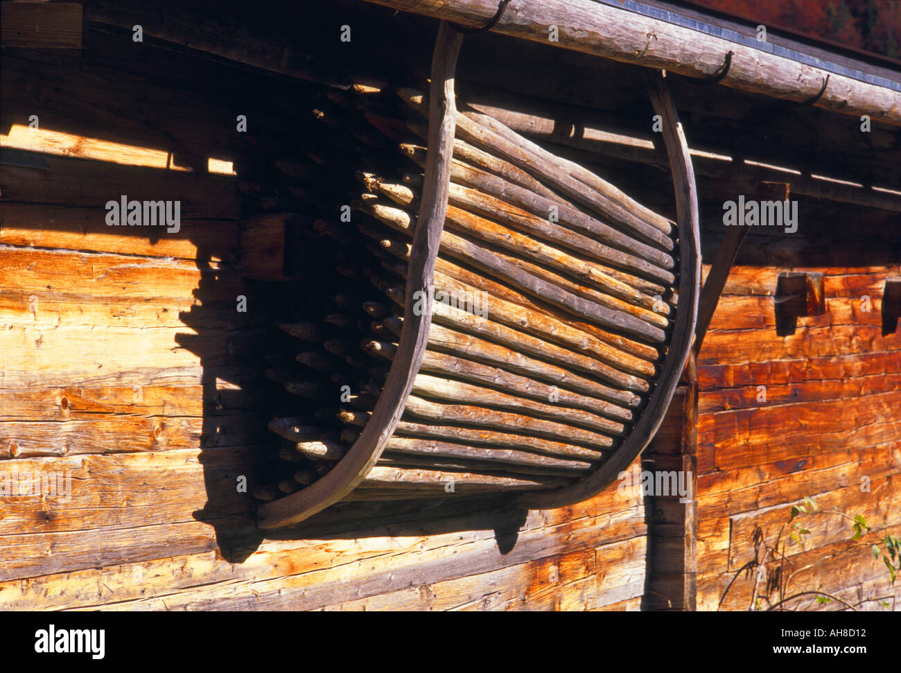 Wooden Farm house Stock Photo - Alamy